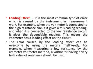 Error in measurement | PPTX