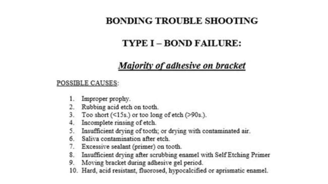 Error in orthodontic bracket placement | PPTX | Dental Health ...