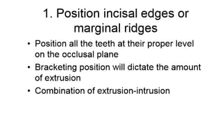Error in orthodontic bracket placement | PPTX