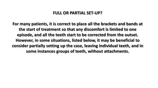 Error in orthodontic bracket placement | PPTX