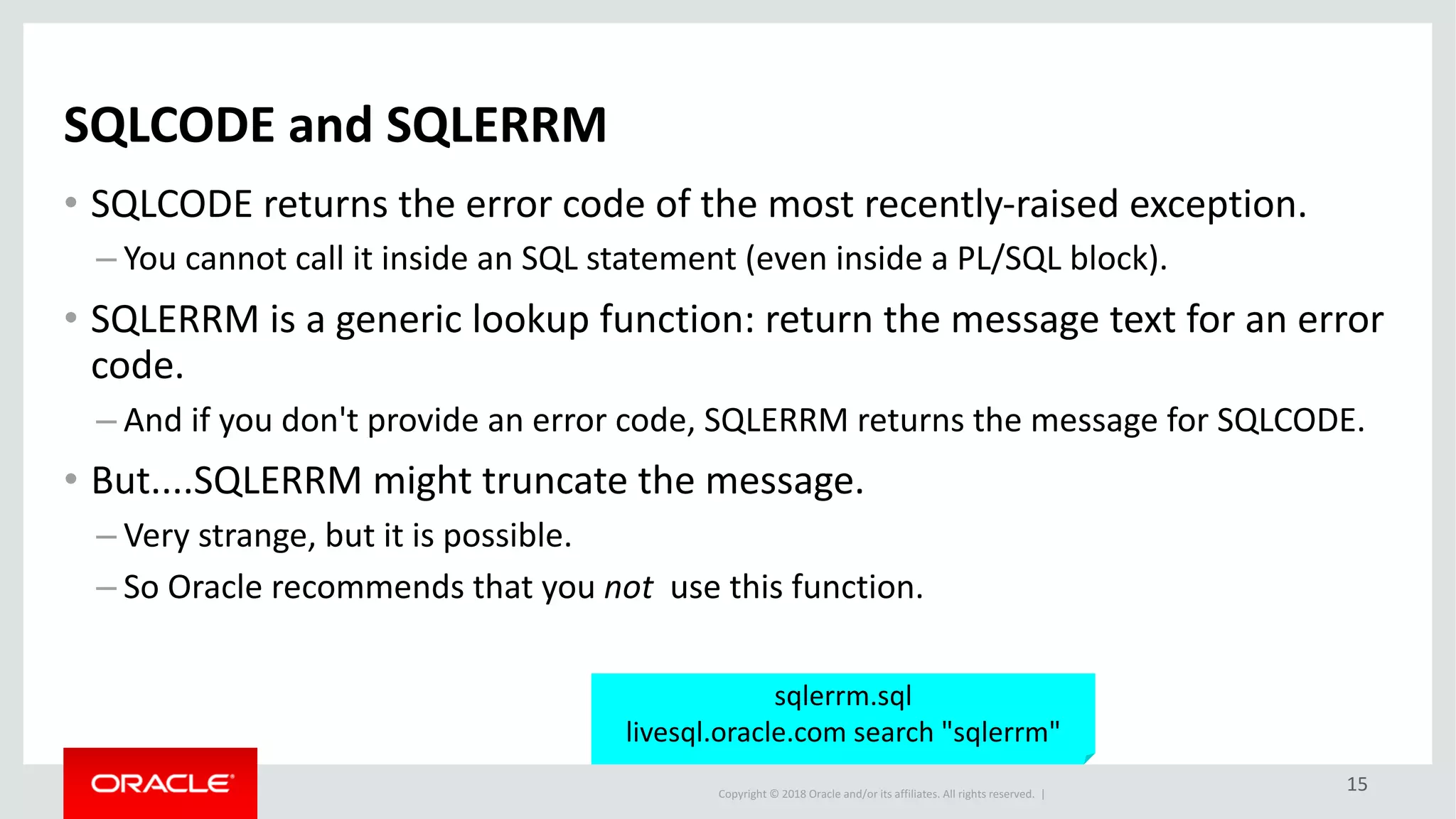 Error Management Features of PL/SQL | PDF