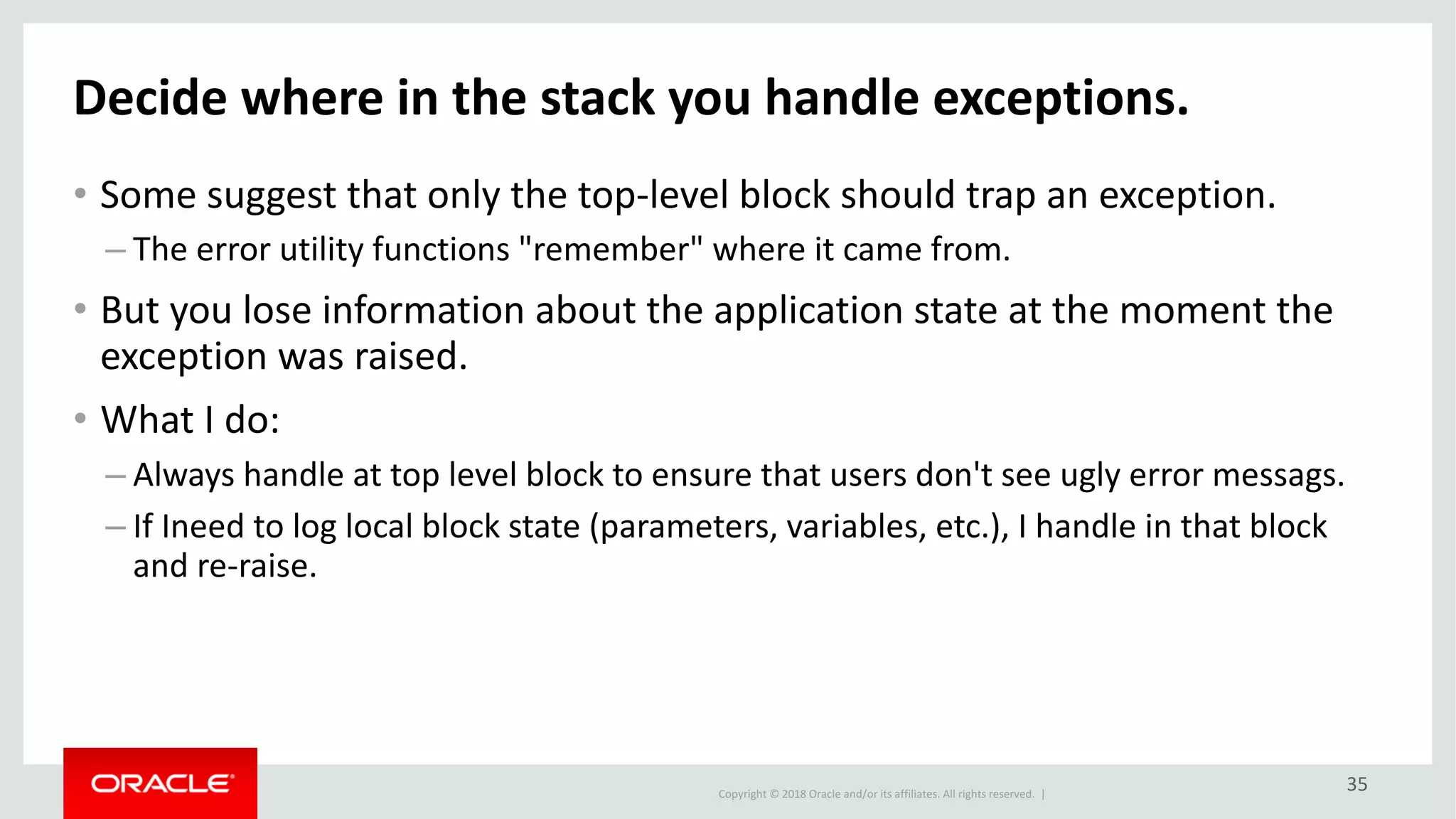 Error Management Features of PL/SQL | PDF
