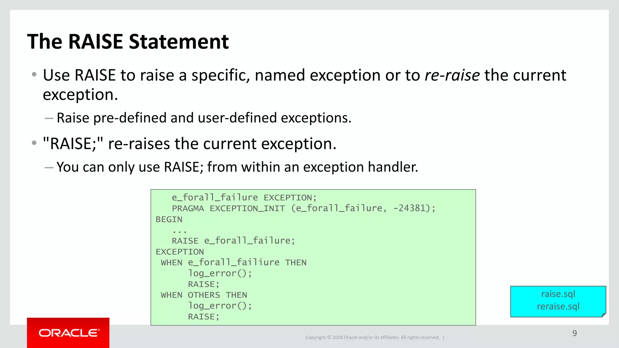 Error Management Features of PL/SQL | PDF