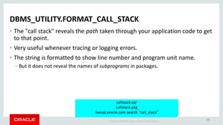 Error Management Features of PL/SQL | PDF