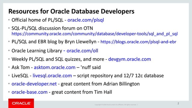 Error Management Features of PL/SQL | PPT | Free Download