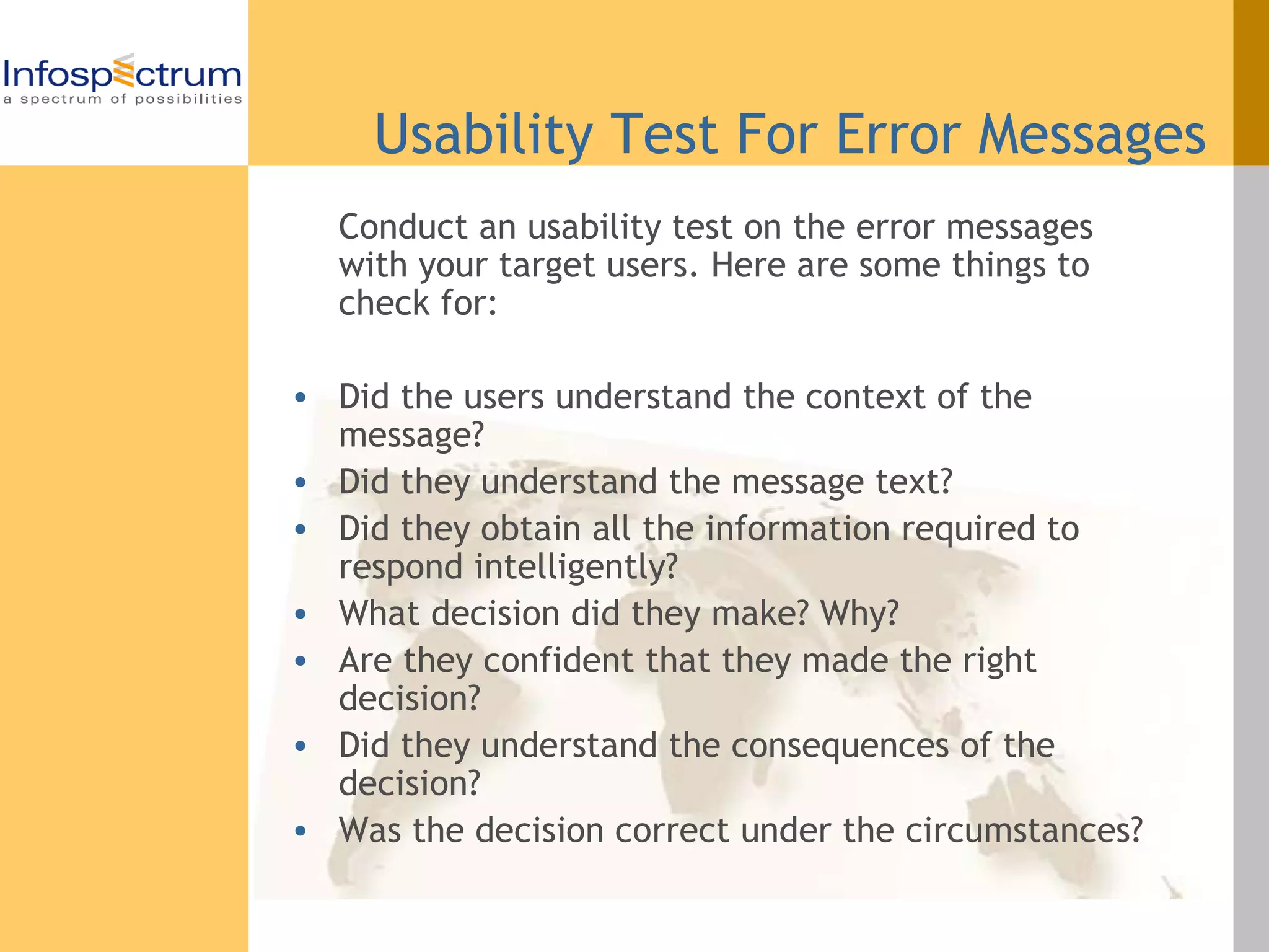 Error Messages In Software Applications | PPT | IT and Internet Support | Internet