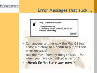 Error Messages In Software Applications | PPT | IT and Internet Support ...