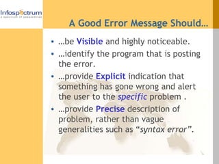 Error Messages In Software Applications | PPT | IT and Internet Support ...