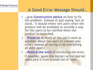 Error Messages In Software Applications | PPT | IT and Internet Support ...