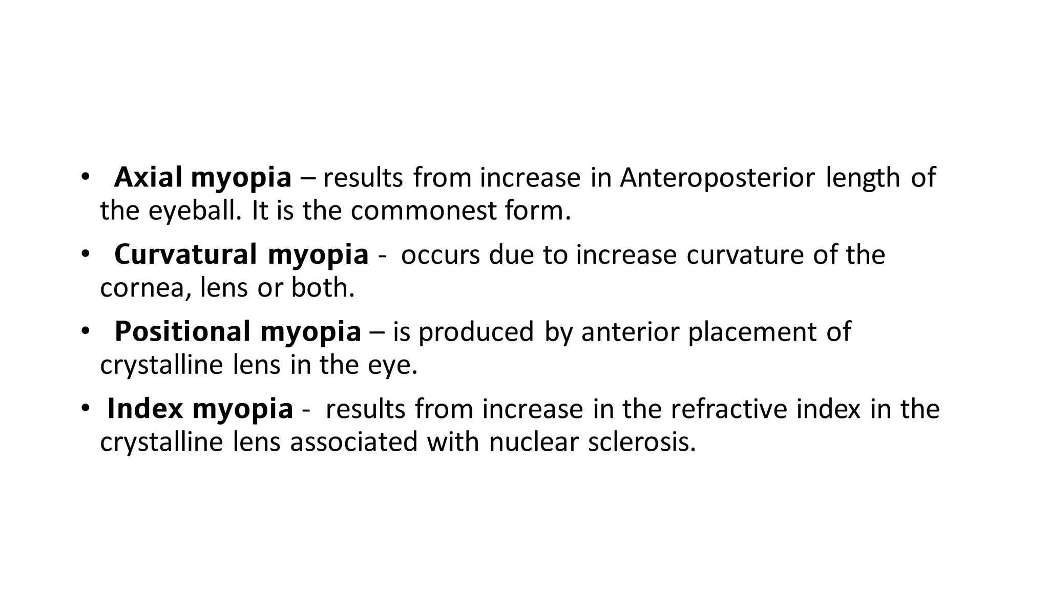 Error of refraction | PPT