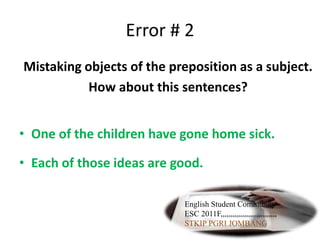 Error ppt | PPTX