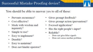 Error proofing IATF16949:2016 | PPTX