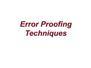 Error Proofing.ppt