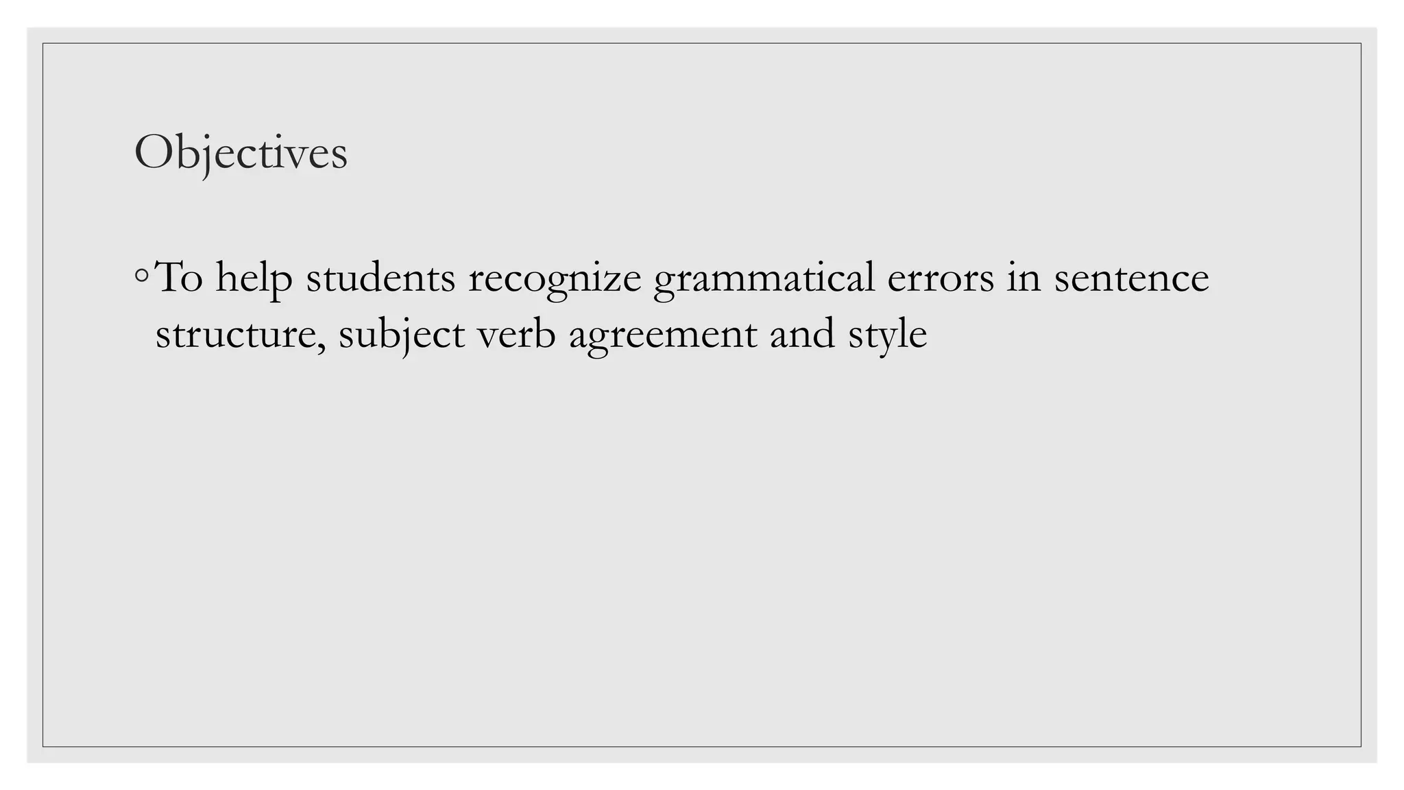 Error recognition - Paper 1 Practice for CSEC English | PPTX