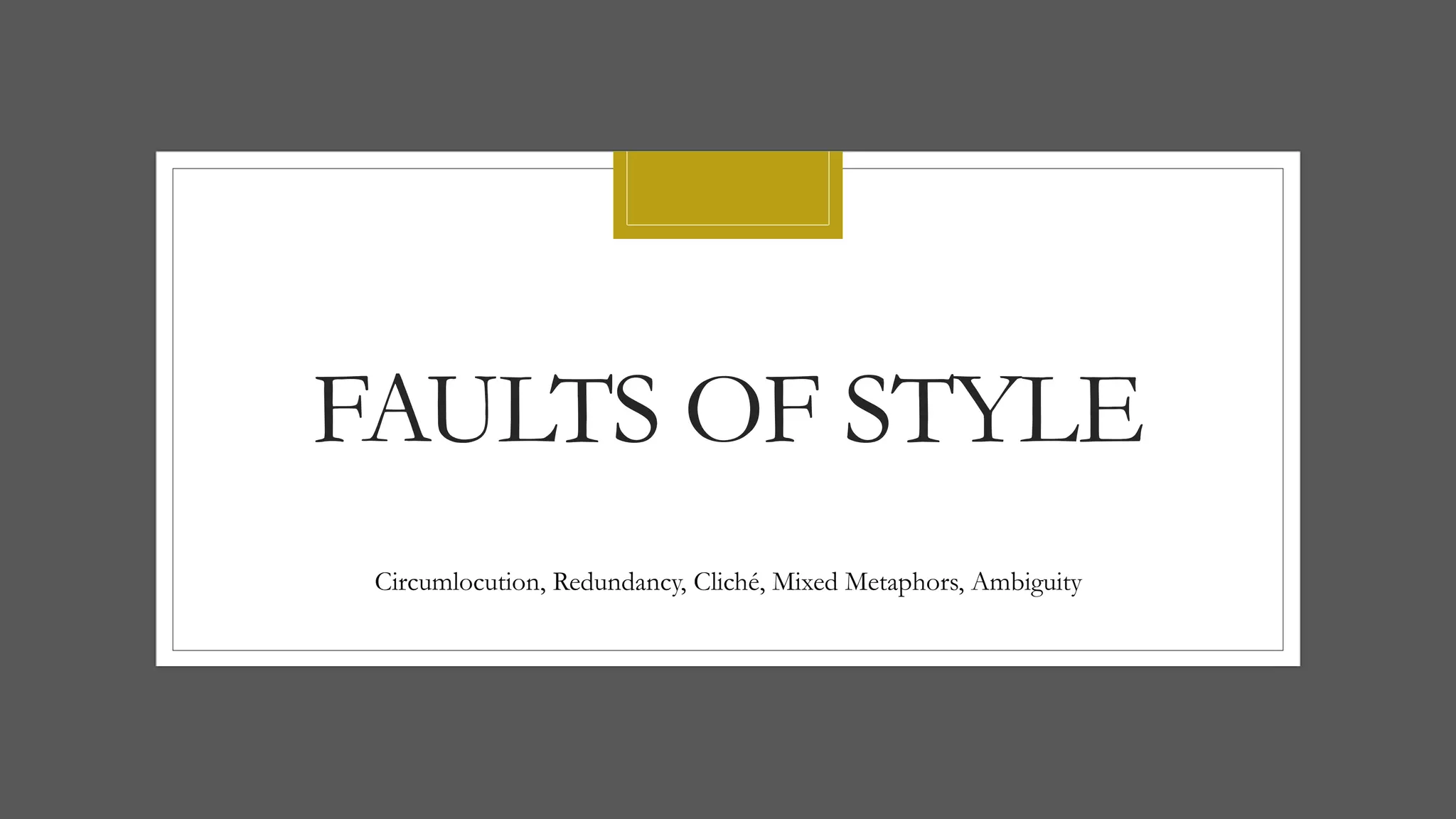 Error recognition - Paper 1 Practice for CSEC English | PPTX