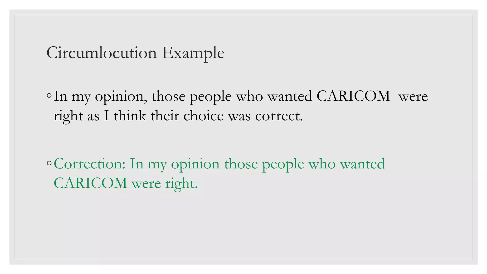 Error recognition - Paper 1 Practice for CSEC English | PPTX