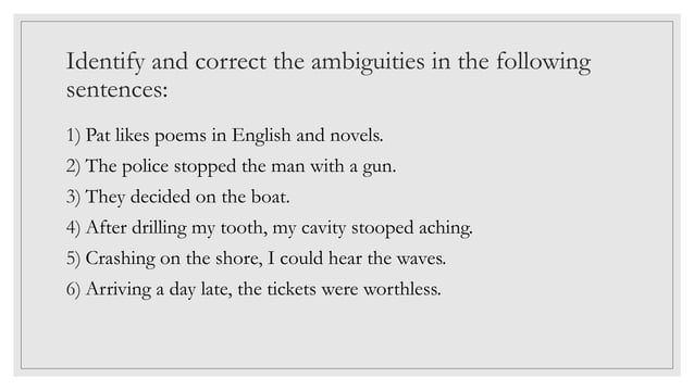 Error recognition - Paper 1 Practice for CSEC English | PPTX ...