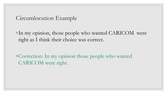 Error recognition - Paper 1 Practice for CSEC English | PPTX ...