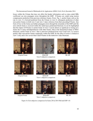 Error resilient for multiview video transmissions with gop analysis | PDF