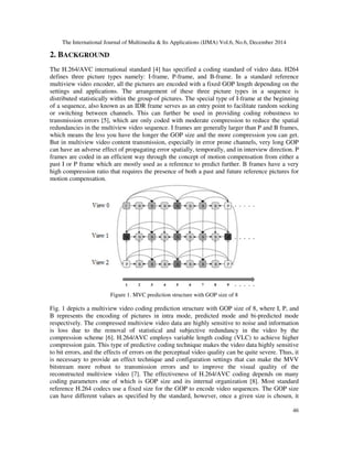 Error resilient for multiview video transmissions with gop analysis | PDF
