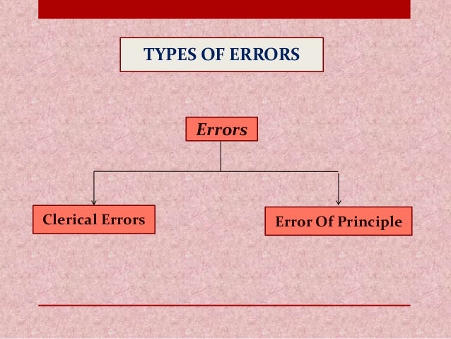 Errors