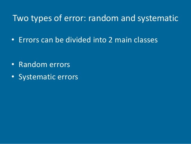 Errors