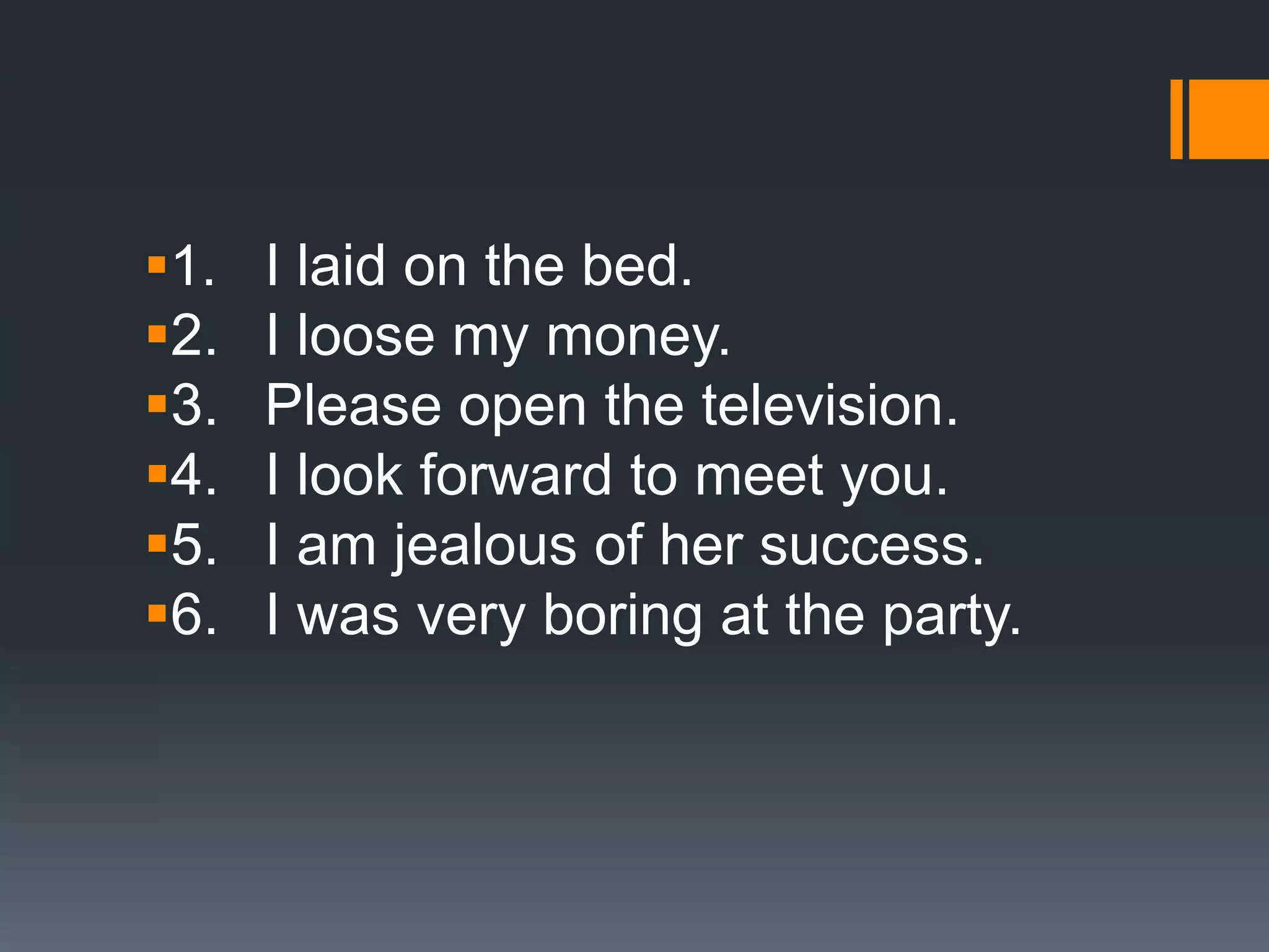 Common errors made by students in writing | PPTX | Homework and Study ...