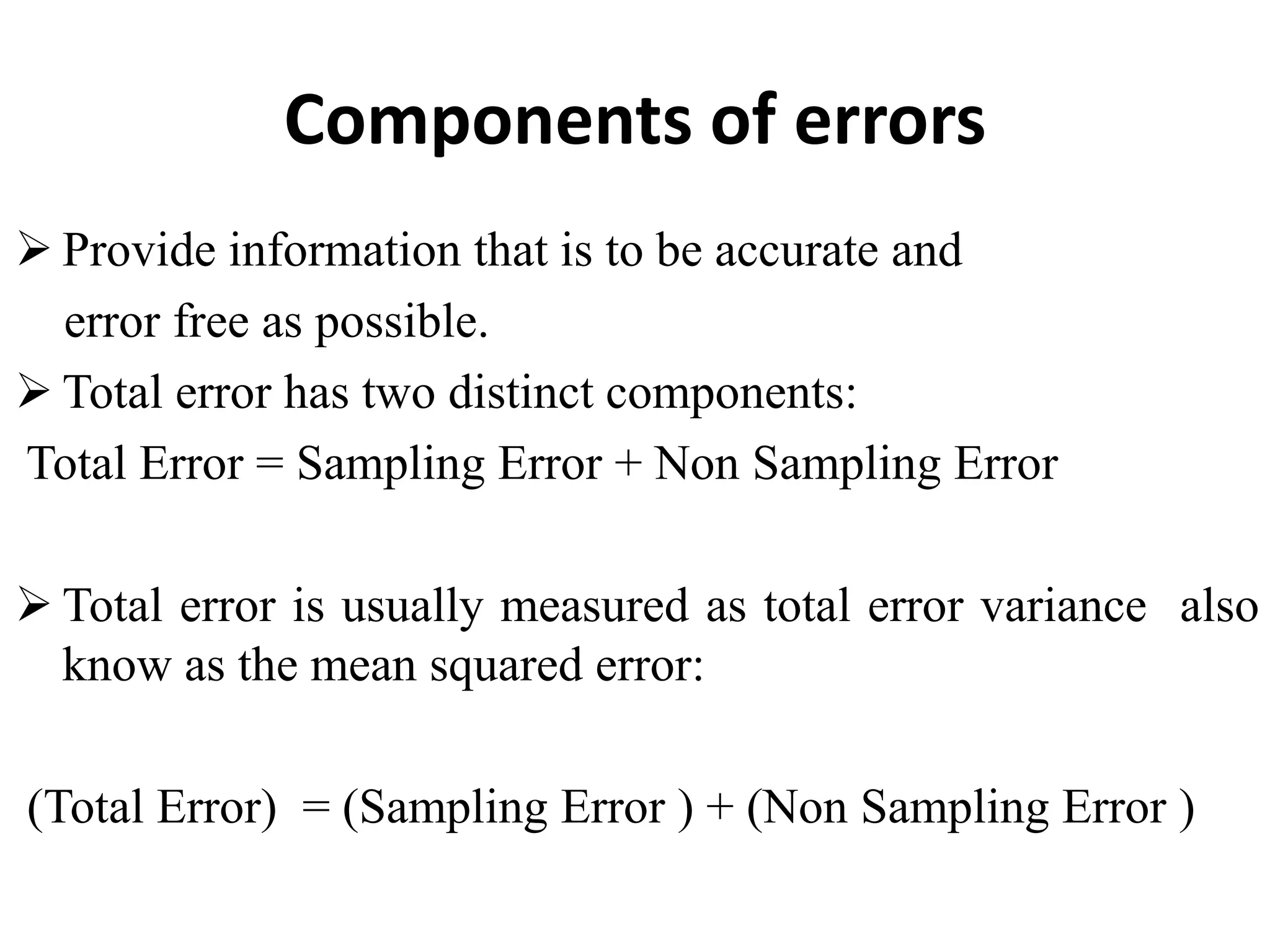 ERRORS IN RESEARCH DESIGN | PPTX