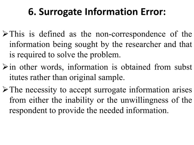 ERRORS IN RESEARCH DESIGN | PPTX | Science