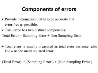 ERRORS IN RESEARCH DESIGN | PPTX