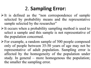 ERRORS IN RESEARCH DESIGN | PPTX