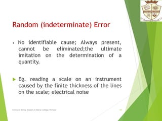 Errors | PPTX | Chemistry | Science