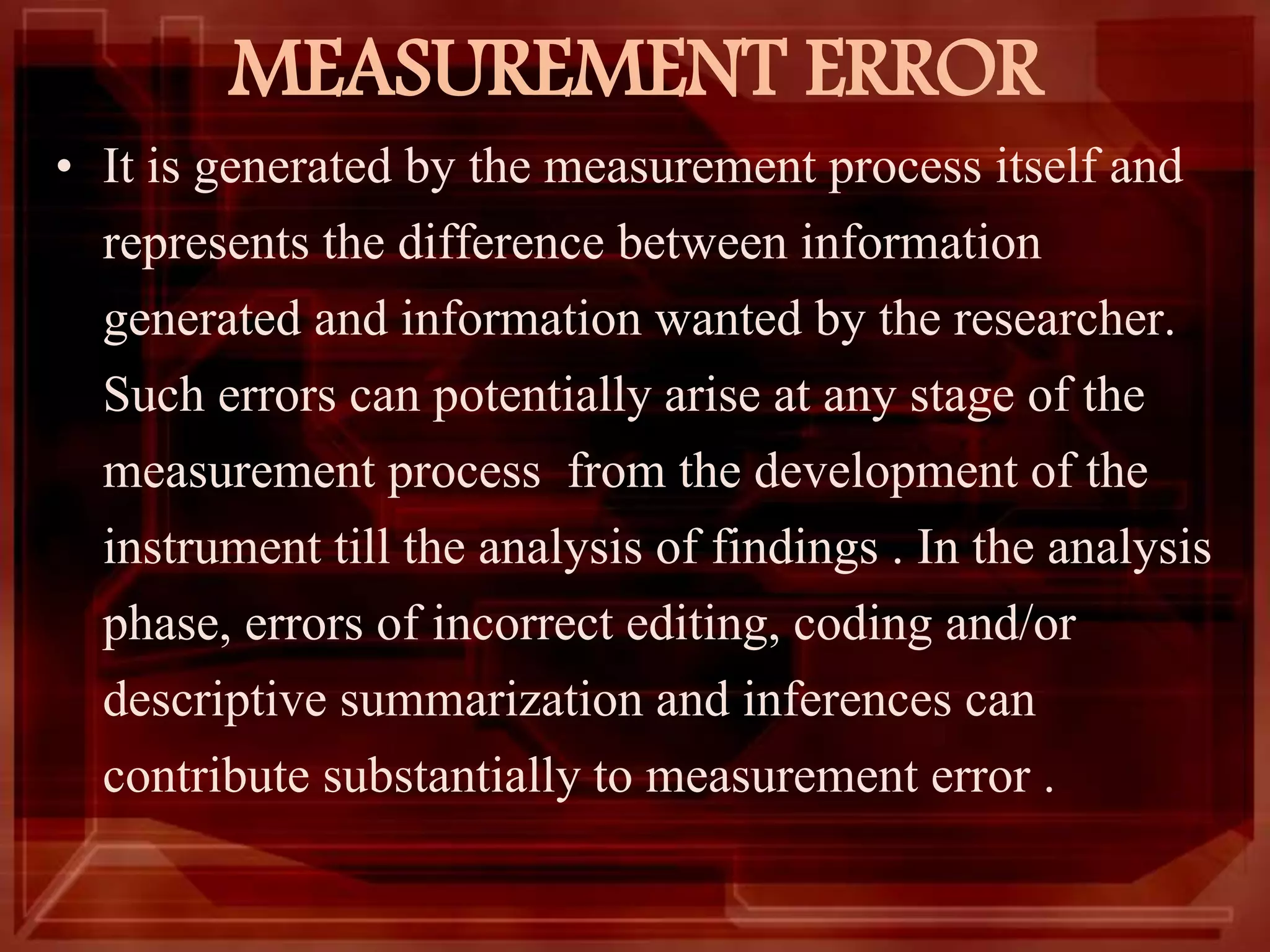 Errors in Research | PPTX