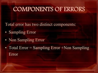 Errors in Research | PPTX
