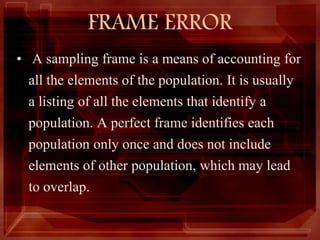 Errors in Research | PPTX