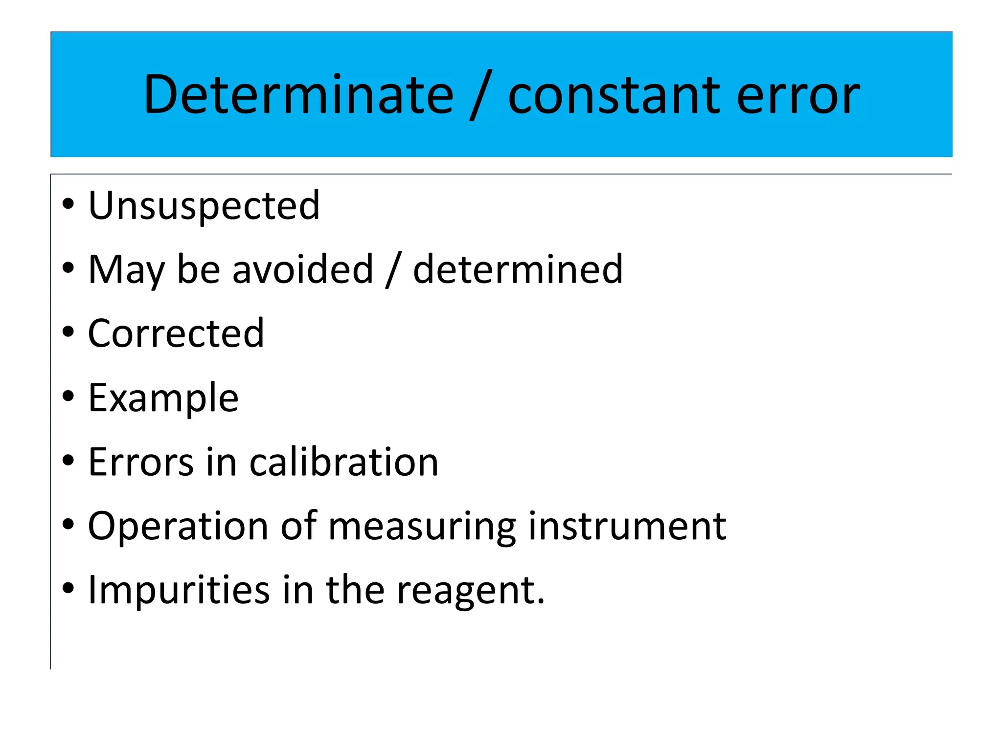 Errors - pharmaceutical analysis -1 | PPT