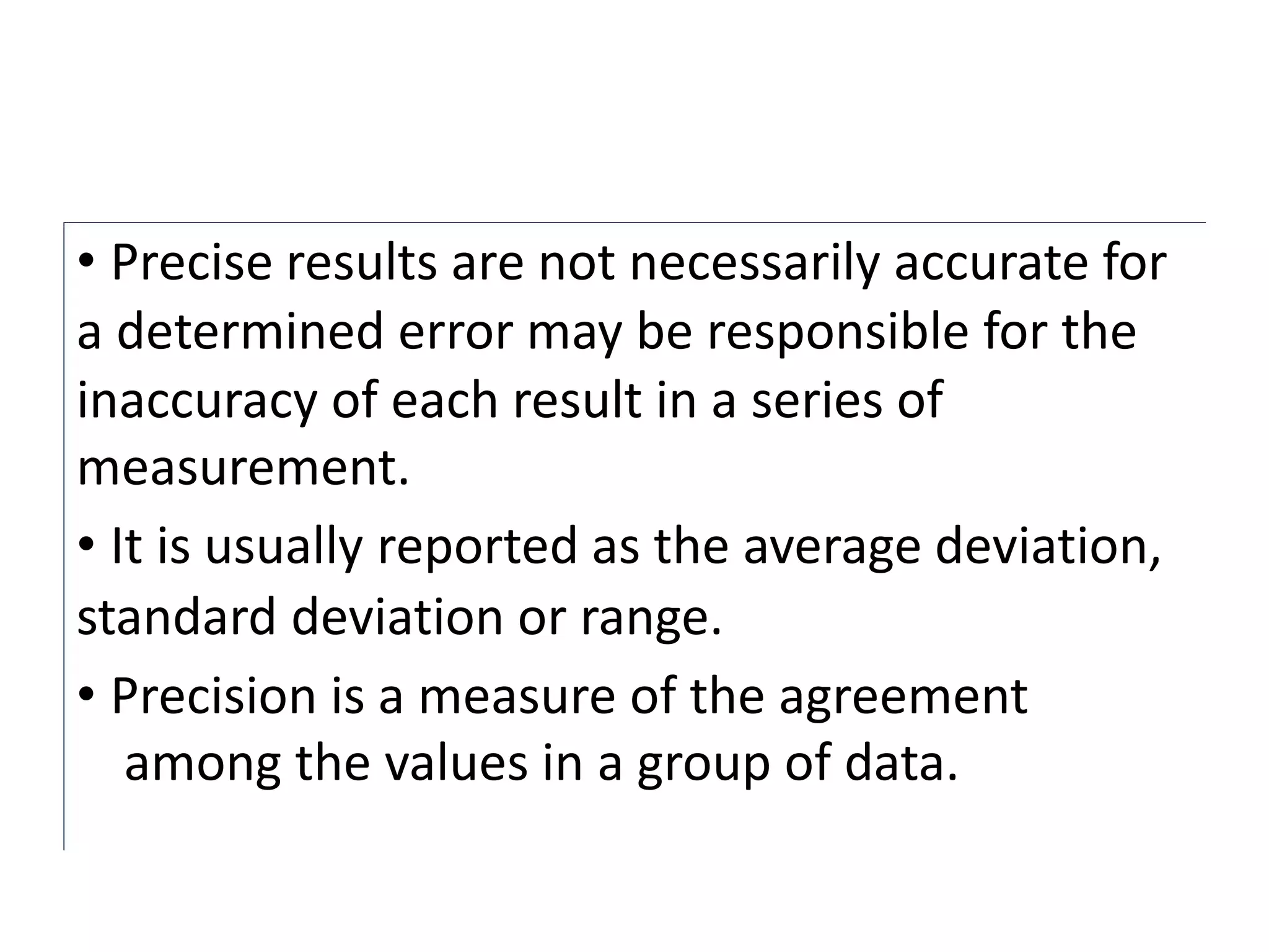 Errors - pharmaceutical analysis -1 | PPT