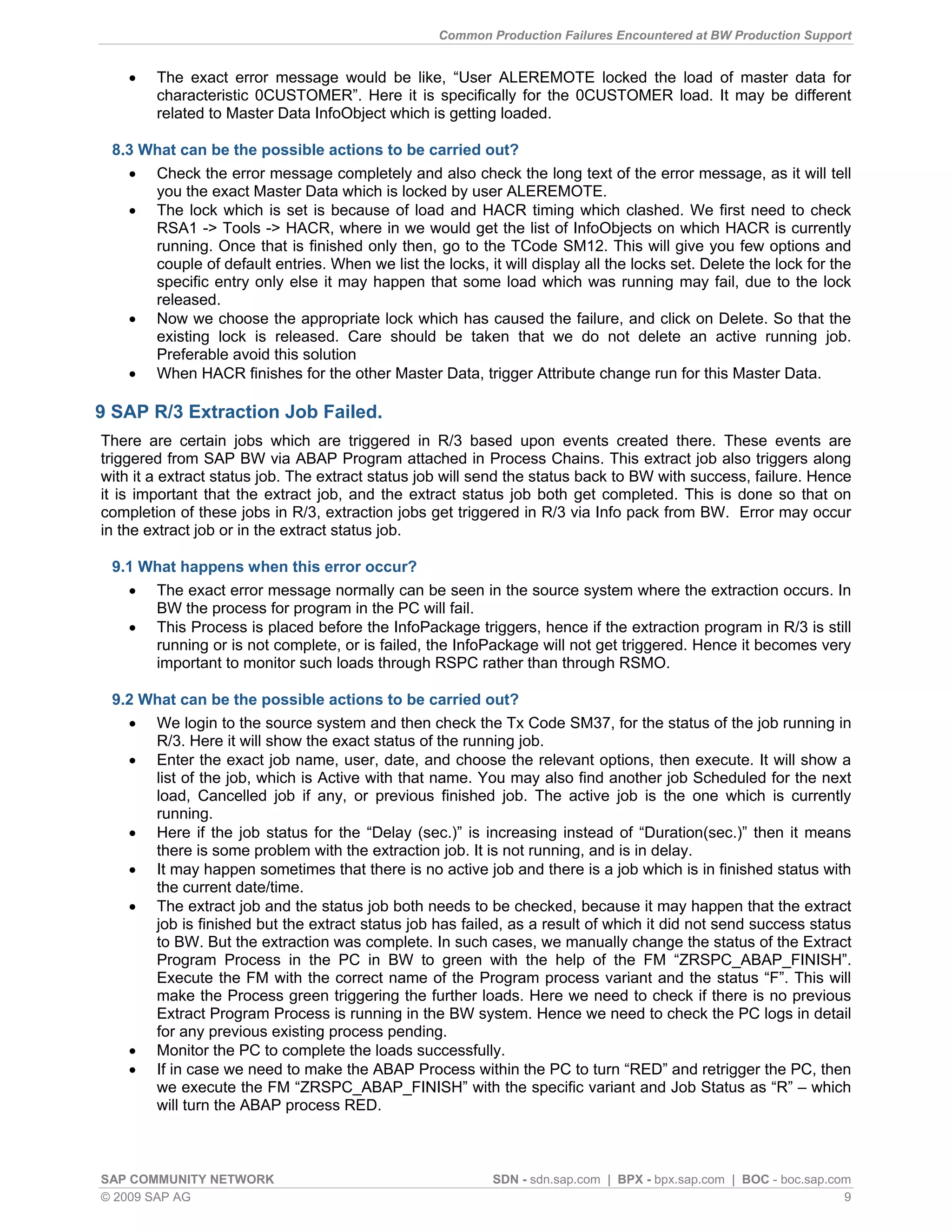 Errors in process chains | PDF