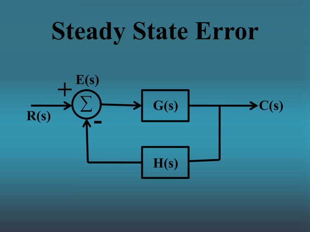 Steady State Error | PPTX Steady State Error | PPTX