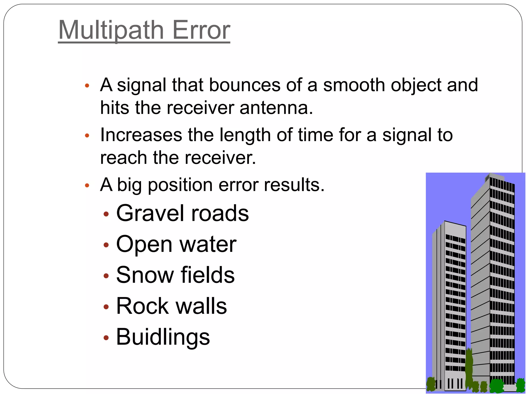 Errors and biases in gps | PPTX