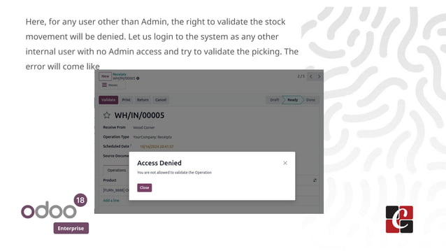 Errors and exceptions in Odoo 18 - Odoo Slides | PPTX