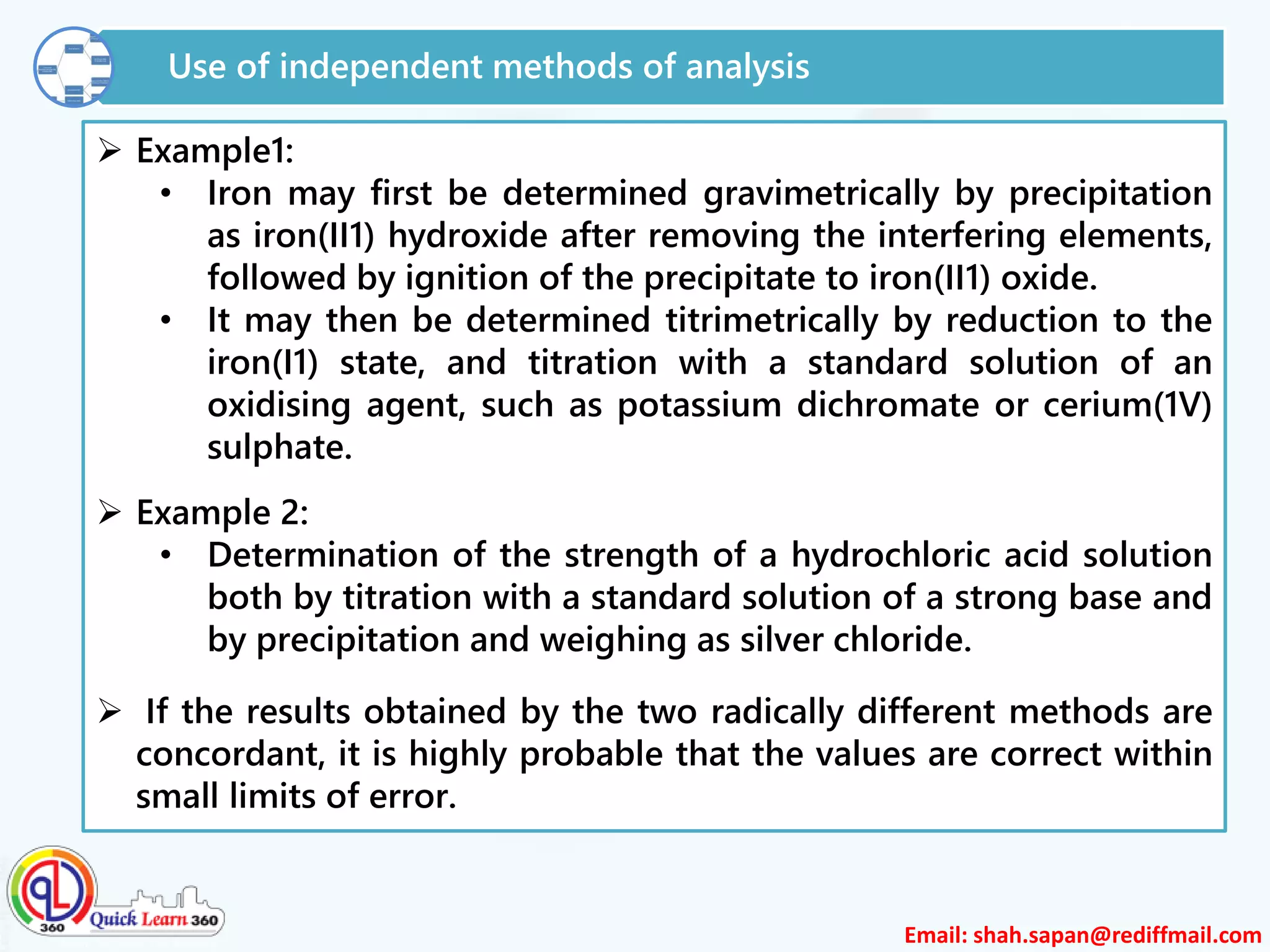 Errors And Its Minimization Pdf Chemistry Science