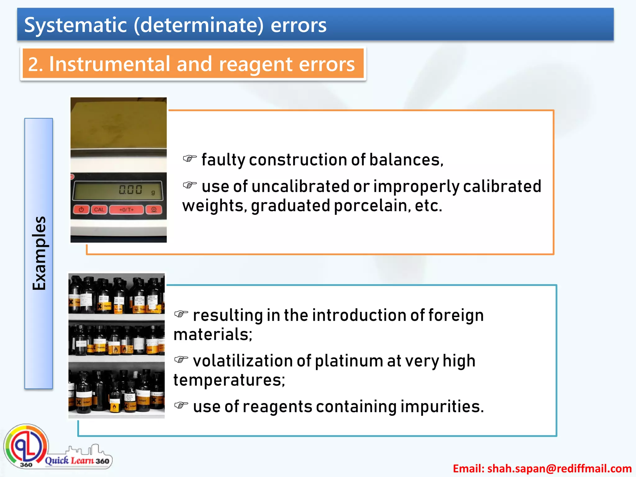 Errors and its minimization | PDF