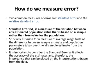 Errors and types | PPTX