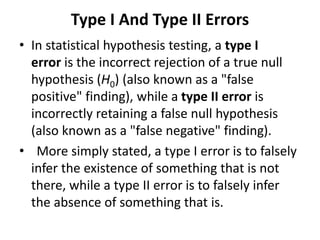Errors and types | PPTX