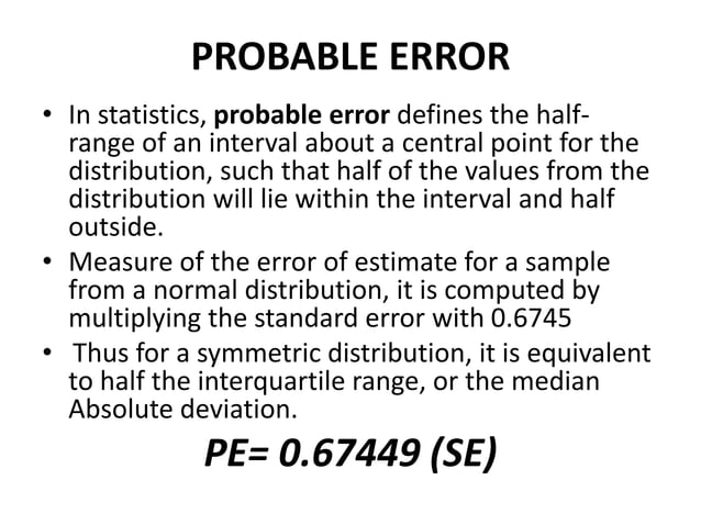 Errors and types | PPT