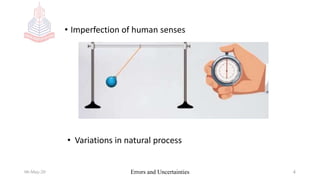 Errors and uncertainities | PPT