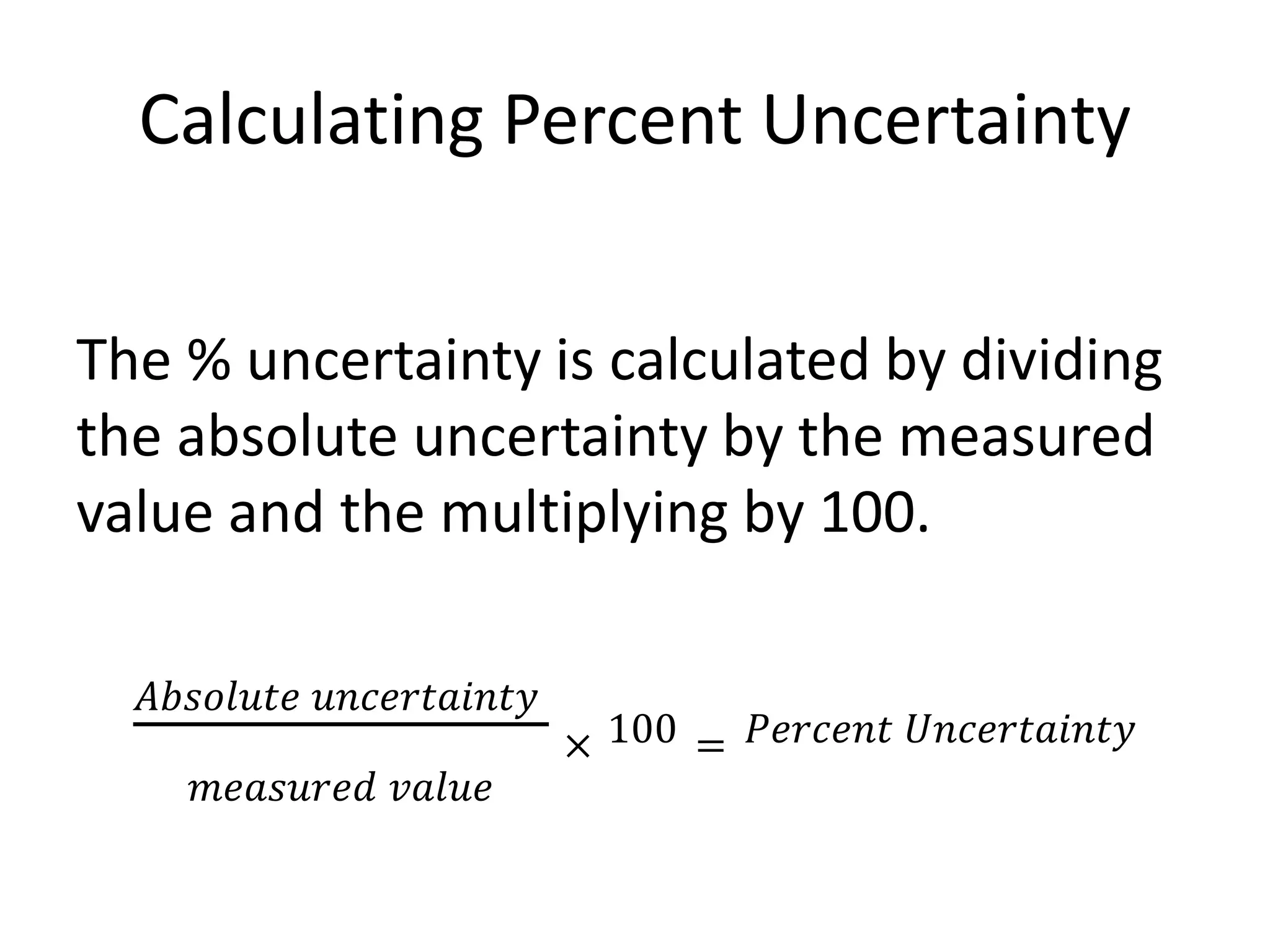 Errors and uncertainties in physics | PPTX
