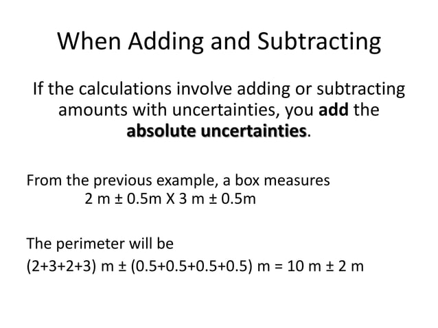 Errors and uncertainties in physics | PPTX
