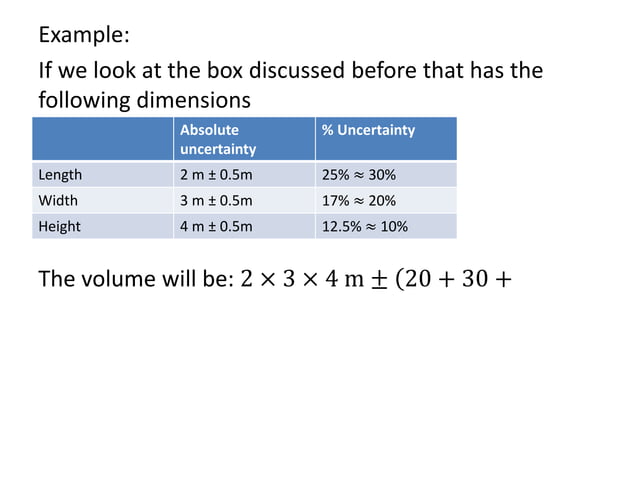 Errors and uncertainties in physics | PPTX